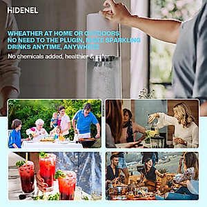 CO2 Cylinder for Soda Maker - 60 L CO2 Exchange Carbonator & Sparkling Water - Carbonates Any Drink - Threaded Cylinders (1PCS)