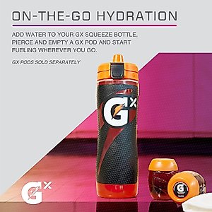 Gatorade Insulated Squeeze Bottles and Gx Pods Bundle