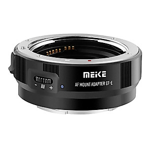 Meike MK-EFTE-B Auto-Focus Mount Adapter for Canon EF/EF-S Lenses to Sony E Mount Cameras A7SII A7 A6000 A6500 A7SIII A9, etc