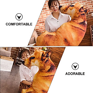 Toyvian Home Decor Home Decor Sunflower Decor Big Hugging Pillow Dog Plush Pillow Dog Hugging Pillow Dog Plush Pillow Large Dog Stuffed Animal Pillow Sunflower Decor Sunflower Decor