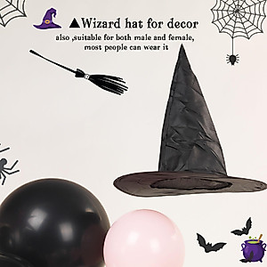 Pink Black Silver Halloween Balloon Garland Kit 130Pcs With Starburst Ghost balloon and wizard Hat for Girl baby shower Happy boo day spooky one Birthday Party Decoration