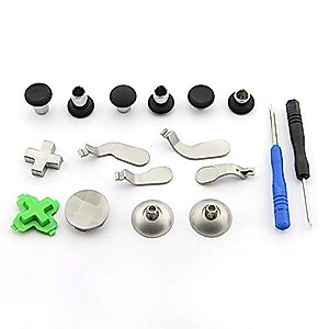 Replacement Set Bumper Trigger Button Thumbsticks D-Pad Cross Button for Xbox One Elite Controller