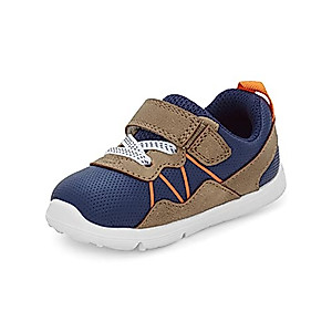 Carter's Every Step Baby Boys Kit-Bp First Walker Shoe, Navy, 2 Infant