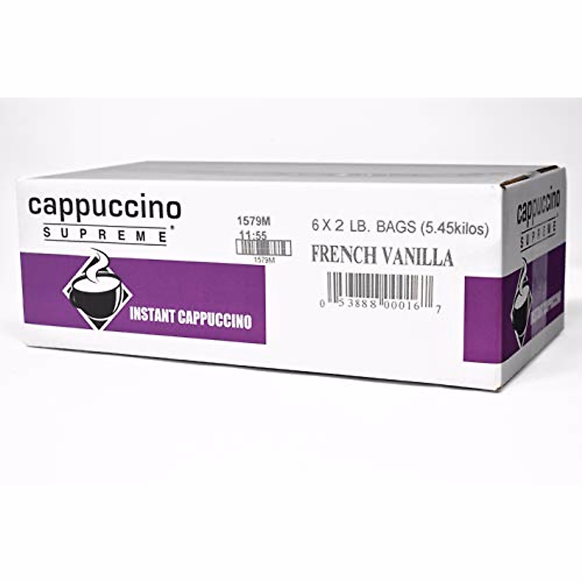 Cappuccino Supreme French Vanilla Instant Cappuccino Mix 6 x 2 lbs