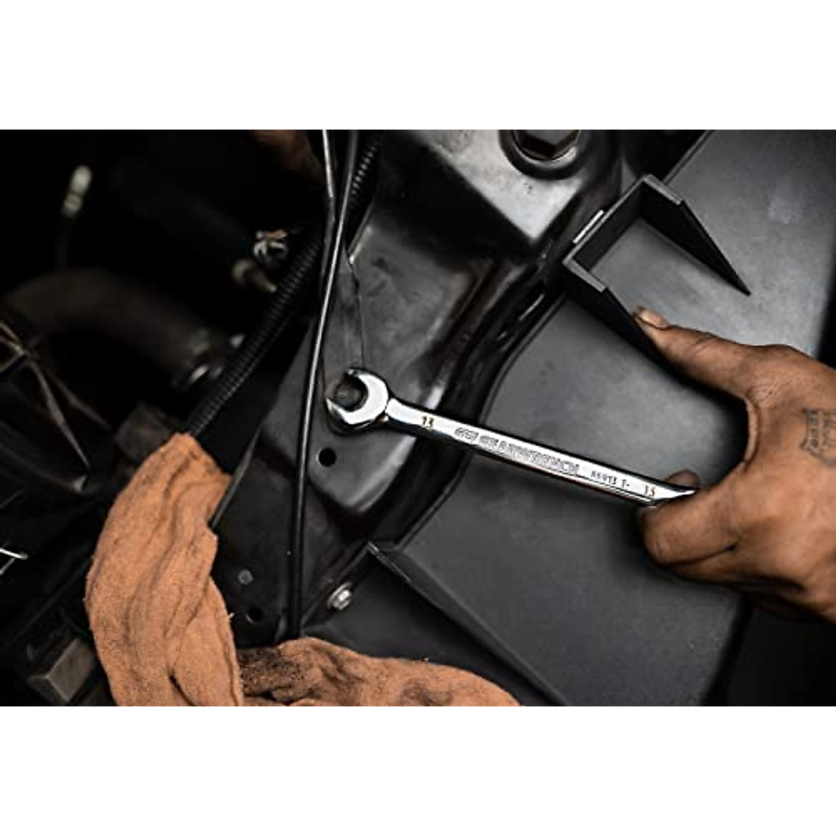 GEARWRENCH 13mm 4 Degree Swing Arch 12 Point Ratcheting Combination Wrench - 86913