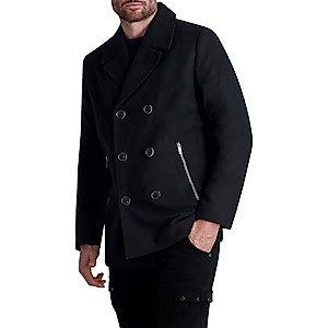 Karl Lagerfeld Paris Men's Expose Pocket Bomber Jacket, Black, Medium