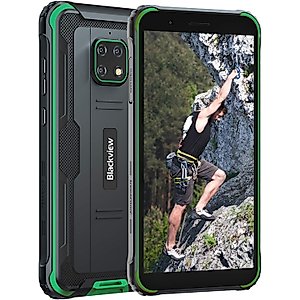Unlocked Phones Rugged, Blackview BV4900 Smartphone, Android Cell Phone, 5580mAh 4G GSM Cell Phone, 5.7" HD+ Cellphones, 3GB+32GB/SD 128GB Waterproof Unlocked Smartphone, NFC Rugged tmobile Phone