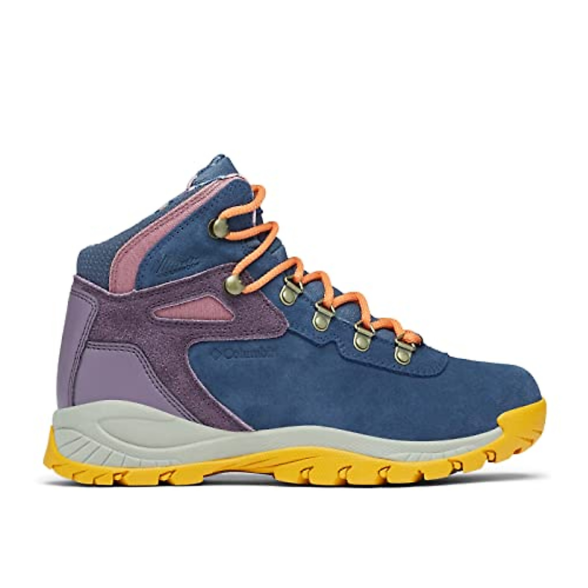 Columbia Women's Newton Ridge Plus Waterproof Amped Desert Night, Nocturnal/Antique Iris, 8.5