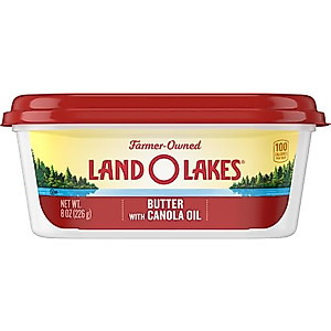 Land O Lakes® Butter with Canola Oil, Spreadable, 8 oz tub