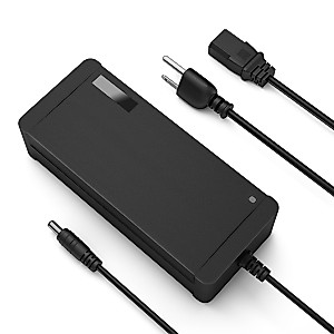 BINZET AC to DC 12V 10A 120W Power Supply Adapter Converter Regulator, 5.5mm x 2.1mm DC Plug, 12Volt 10Amp Wall Power Plug for DC12V 5050 5630 Flexible LED Strip Lights