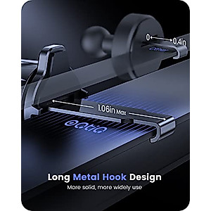 OQTIQ Hexagon Magnetic Wireless Charging Car Mount Vent Phone Holder Compatible with Magsafe iPhone 14 13/Pro/Pro Max/Mini(QC 3.0 Car Charger & 3.3ft Type-C Cable Included)