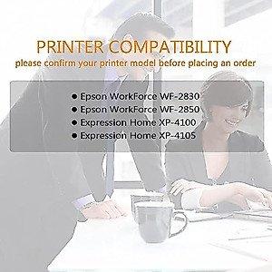 Run Star 2 Pack 212XL Cyan Remanufactured Ink Cartridge Replacement for Epson 212XL T212XL use for Epson Workforce WF-2830 2850 Expression Home XP-4100 4105 Printer (2 Cyan)