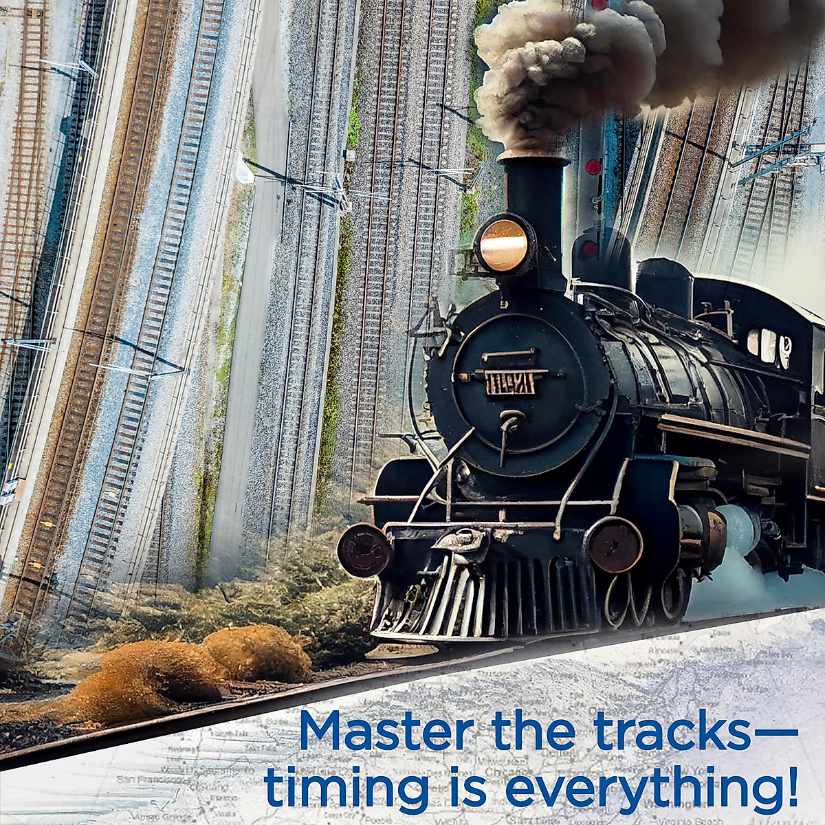 Switch & Signal | A Kosmos Game | Cooperative, Family-Friendly Strategy Train Game | Double-Sided Board | Travel Across Central Europe or North America | Game of The Year Recommended | 2-4 Players