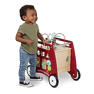 Radio Flyer Deluxe Push & Play Cube Walker, Walker Toy for Ages 1-3