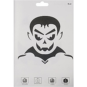 Loftus International Kids Pumpkin Quick Sticker & Tools Pumpkin Carving Kit (9 Piece), Orange