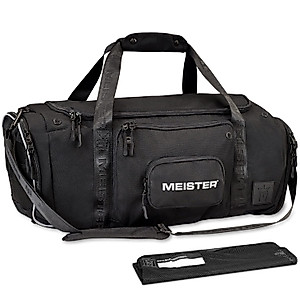 Meister Duffel Bag, Black, 22” x 10” x 11” // 40L Capacity