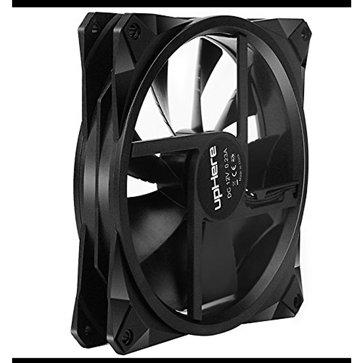 uphere 140mm Case Fan 3-Pack Computer Case Fan with Advanced Hydraulic Bearing for Silent Operation Standard 140 mm Case Fan 3 Pack with 3 Pin & Molex /(BK143-3)