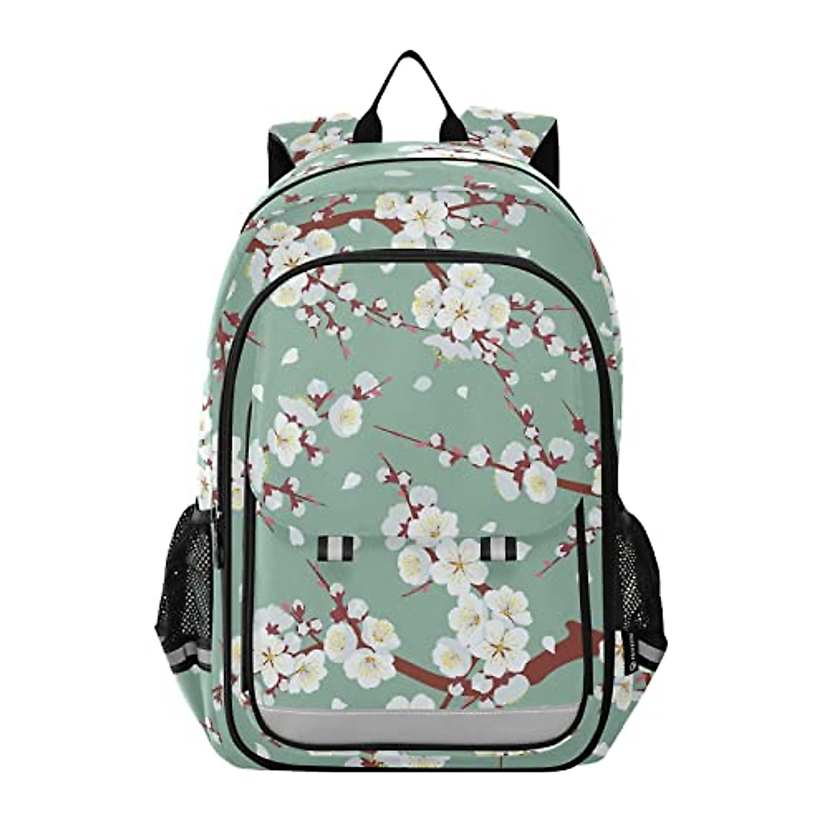ALAZA Cherry Blossom Flower Flroal Sakura Laptop Backpack Purse for Women Men Travel Bag Casual Daypack with Compartment & Multiple Pockets