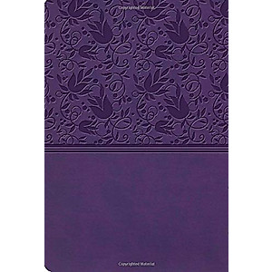CSB Large Print Personal Size Reference Bible, Purple LeatherTouch, Red Letter, Presentation Page, Cross-References, Full-Color Maps, Easy-to-Read Bible Serif Type