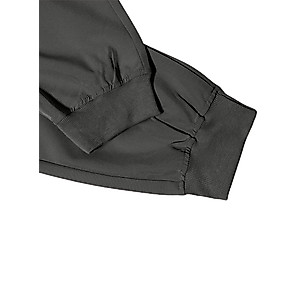 Avanova Womens Cargo High Waisted Pants with Pockets Drawstring Casual Joggers Grey X01 Medium