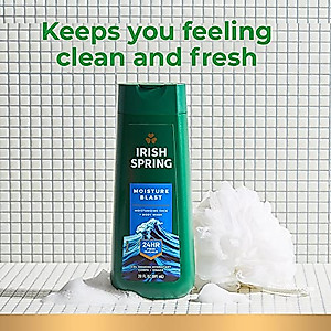 Irish Spring Moisture Blast Body Wash for Men, 20 Fl Oz (Pack of 2)