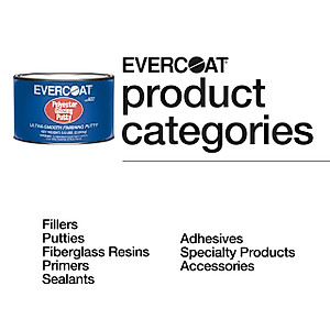 Evercoat Polyester Glazing Putty for Galvanized Steel, Aluminum, Fiberglass & More - 64 Fl Oz