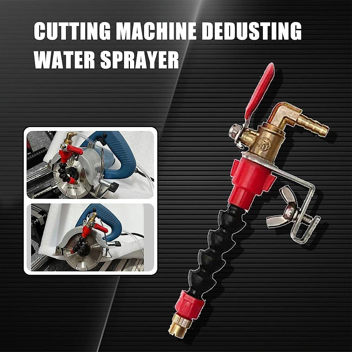 2023 New Cutting Machine Misting System Water Sprayer - Marble Brick Tile Cutting Machine Grinder, Dust Remover Water Sprayer for Cutting Machine (Sprayer Only)