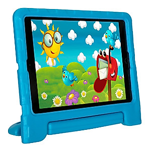 Targus Kids Case for iPad (9th, 8th and 7th Gen) 10.2-inch, iPad Air 10.5-inch, and iPad Pro (10.5-inch) – Blue