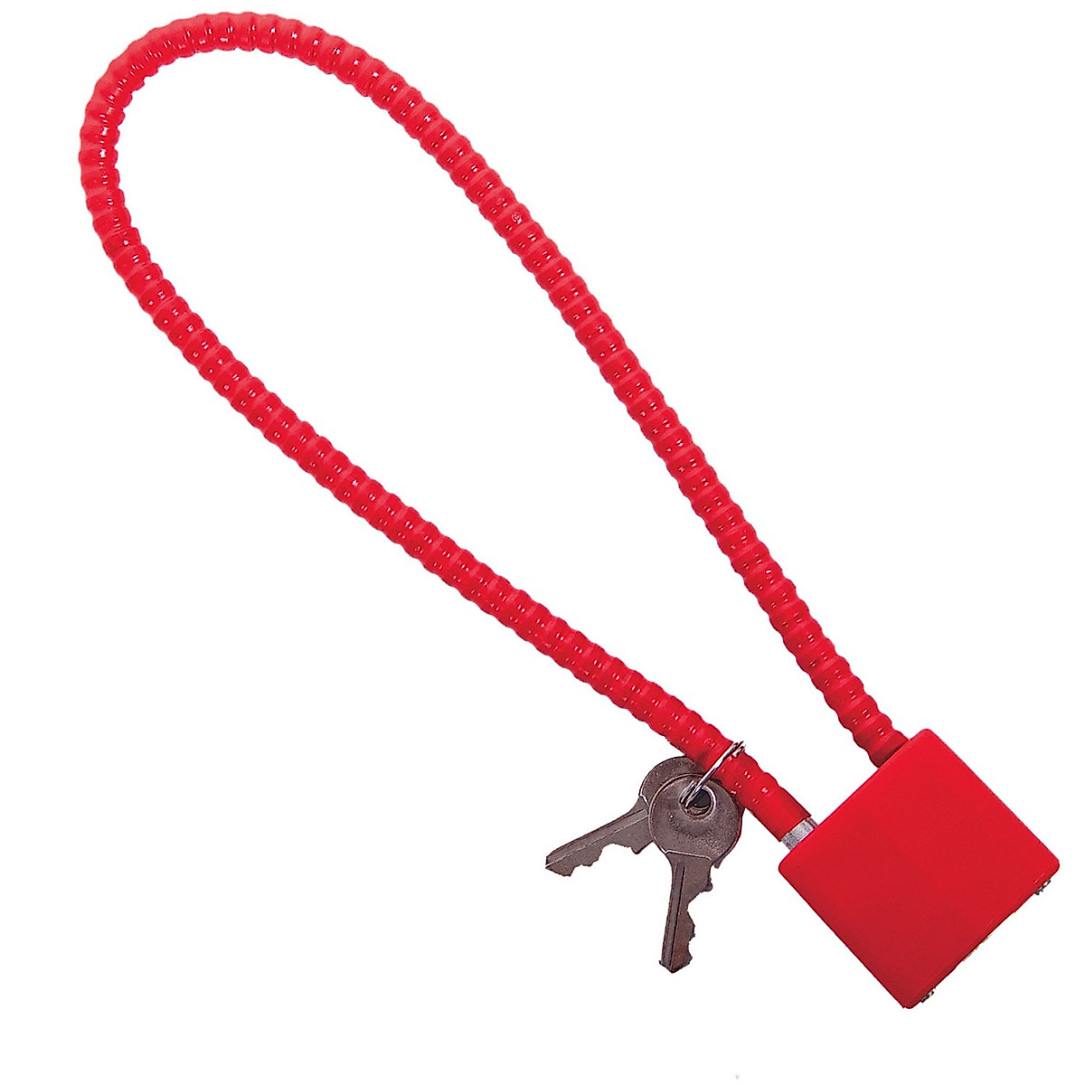 Gunmaster Dac Technologies 15 inch CA DOJ Approve Cable Lock, Red
