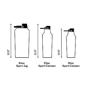 Corkcicle. Midnight Navy Sport Canteen Bottle 20oz, 1 EA
