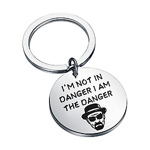 BLEOUK Crime TV Inspired Gift Breaking Gift Bad Gift TV Show Fans Gift Chemistry Teacher Gifts (i am the danger)