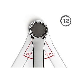 TEKTON 8 mm x 10 mm 45-Degree Offset Box End Wrench | WBE24308