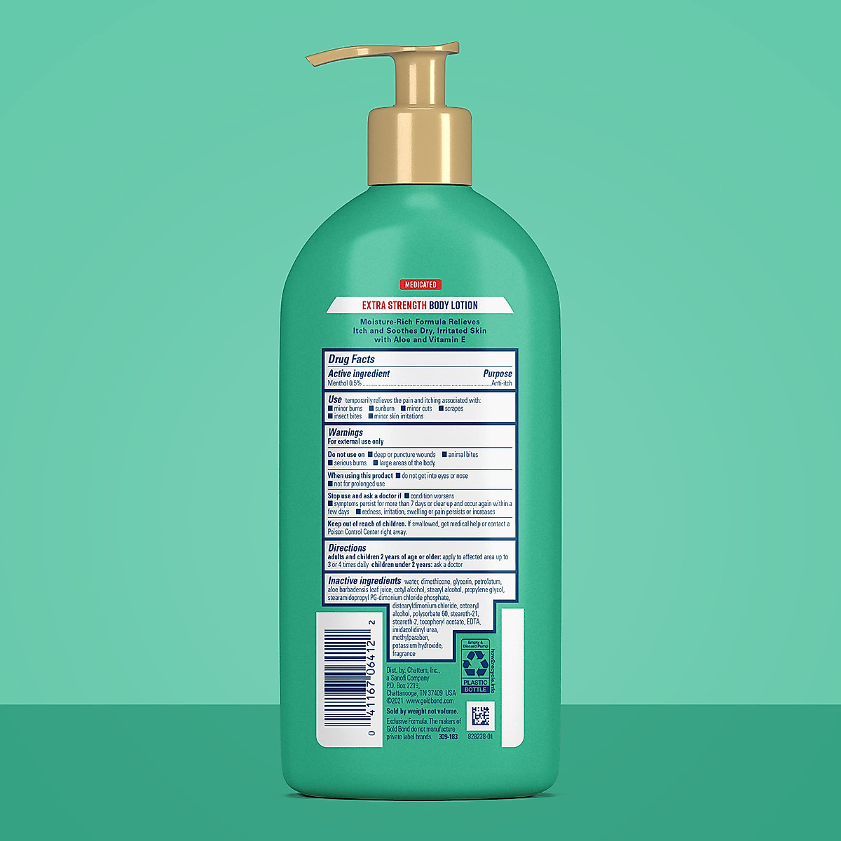 Gold Bond Medicated Extra Strength Body Lotion, 14 oz., Moisturizes, Relieves & Soothes