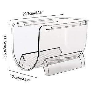 TIST Wine Bottle Storage Rack Refrigerator Stackable Organizer Clear Shelf Bottle Storage Rack Beer Wine Bottle Holder