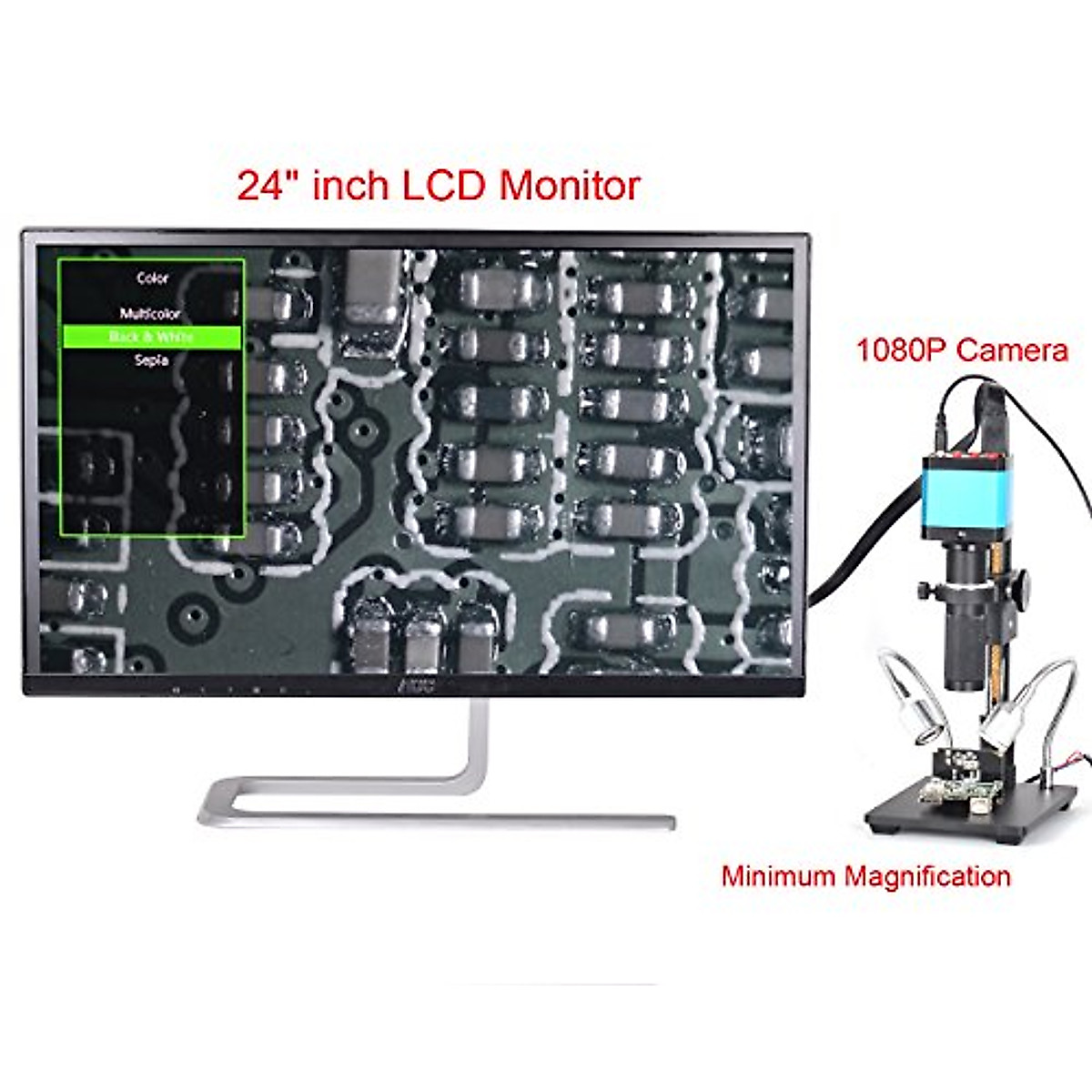 14mp Tv Hdmi USB Industry Digital C-Mount Microscope Camera Tf Video Recoder DVR