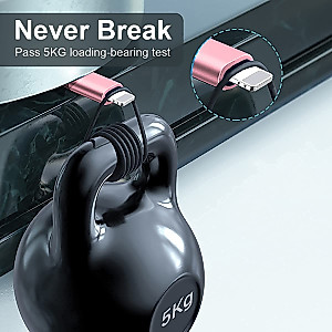 Souina Phone Charger, 4 Pack [3/6/6/10 FT] Nylon Braided Fast Charging Lightning Cable Compatible Phone 14 13 mini/13/12/11 Pro MAX/XR/XS/8/7/Plus/6S/SE/iPad