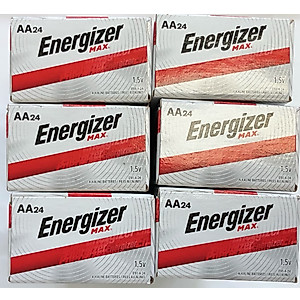 Energizer Max E91 AA Batteries - a case of 144 Counts AA Batteries - Made in The USA