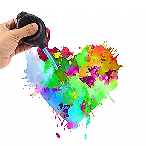 8 Pcs Alcohol Ink Blending Tool Set Including 6 Pcs Water Color Brush Pen 2Pcs Ink Air Blower for DIY Paint Tools Water Color Brush Pen Card Making Embossing Painting Rendering