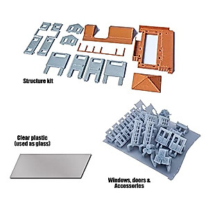 Outland Models Railroad Scenery Small Rural Train Station/Depot 1:160 N Scale