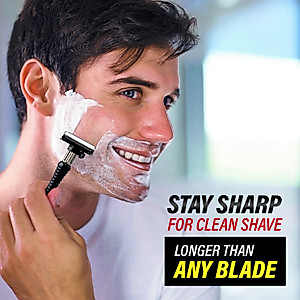 Feather Double Edge Safety Razor Blades - (30 Count) - Platinum Coated Hi-Stainless Steel Razor Blades - Fits Most Safety Razors - Super Sharp for Close Shaves - Japanese Quality