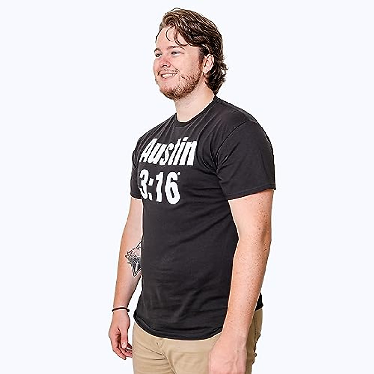 WWE Stone Cold Steve Austin 3:16 Wrestling Adult T-Shirt(3XL, 3:16)