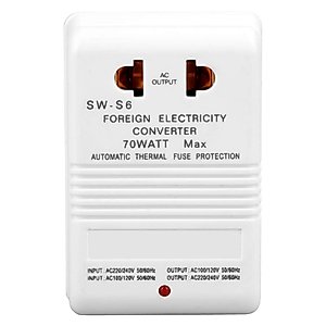 Voltage Converter 70W 110V/120V to 220V/240V Step-Up&Down Voltage Converter Transformer for Travel