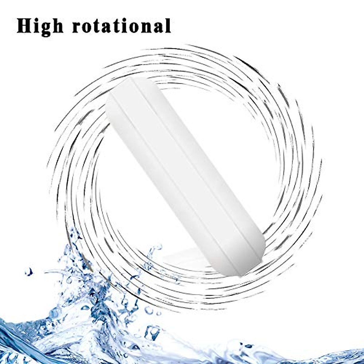 10 Pcs 30mm(1.18 inch) PTFE Magnetic Stirrer Mixer Stir Bar,White Color,Laboratory Bar,Stir Plate Bar,Stir Plate Magnet,Stir Rod Magnetic