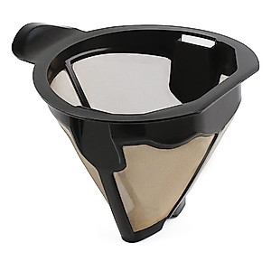 Veterger Replacement Parts 2pcs Cone Reusable Coffee Permanent Filters, Compatible with Ninja Coffee Maker CM305, CP301, CP307C,CM401