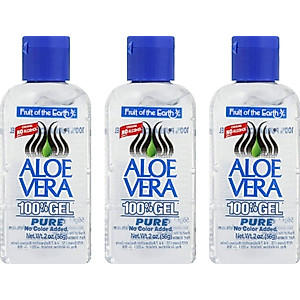Fruit of the Earth Aloe Vera Gel, 2 oz (56 g) (Bundle of 3)