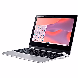 acer Flagship 2 in 1 Touchscreen Chromebook 11.6" HD Student Business Laptop, MediaTek MT8183C 8-Core Processor, 4GB RAM, 64GB eMMC, WiFi 5, Webcam, Bluetooth, Chrome OS, Silver w/GM Accessory