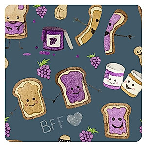 BapronBaby PBJ Pals Bapron - Soft Waterproof Stain Resistant Bib - Machine Washable - 6m - 5yr - (Sz Baby/Toddler 6m-3T)