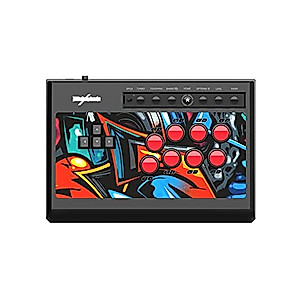 DIACCO Arcade Fight Stick X8 Joystick Wired Game Controller Fighting Stick Compatible with PS3/PS4/N-S/PC/Android/Xbox One/Series (Color : Black)