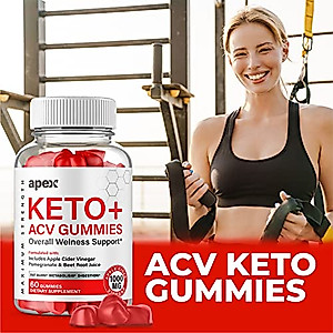 (2 Pack) Apex Keto Gummies Apex Keto ACV Gummies Advanced Formula Apex Keto Apple Cider Vinegar Gummies Gummy ss (120 Gummies)