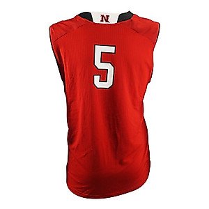 adidas Nebraska Cornhuskers NCAA Red Official #5 Road Replica Basketball Jersey for Toddler (2T)